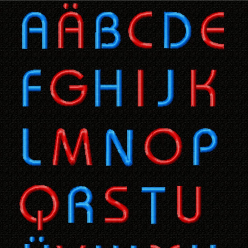 Stickdatei schrift - Etsy.de