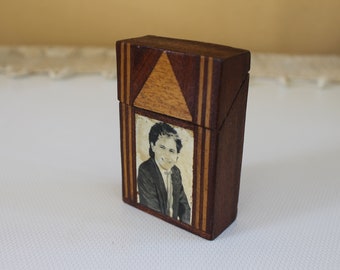 Wood cigarette case | Etsy