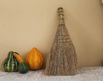 Straw broom | Etsy