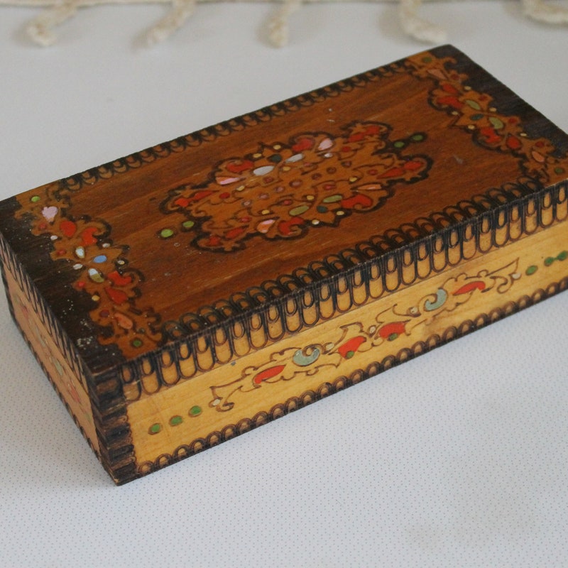 Hand Decorated Box - Etsy