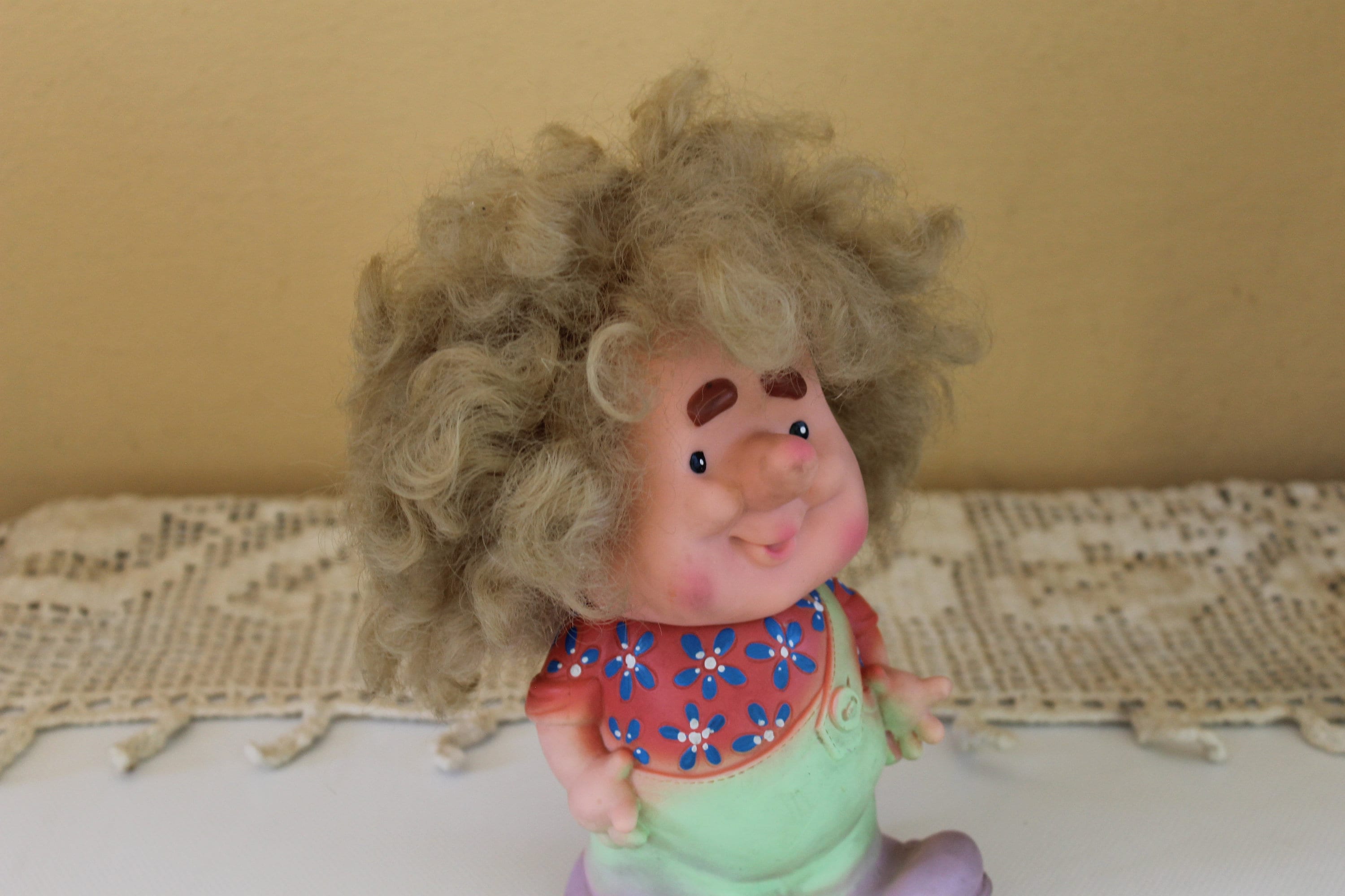 Vintage Toy Soviet Rubber Carlson Karlson Rubber Toy Big - Etsy