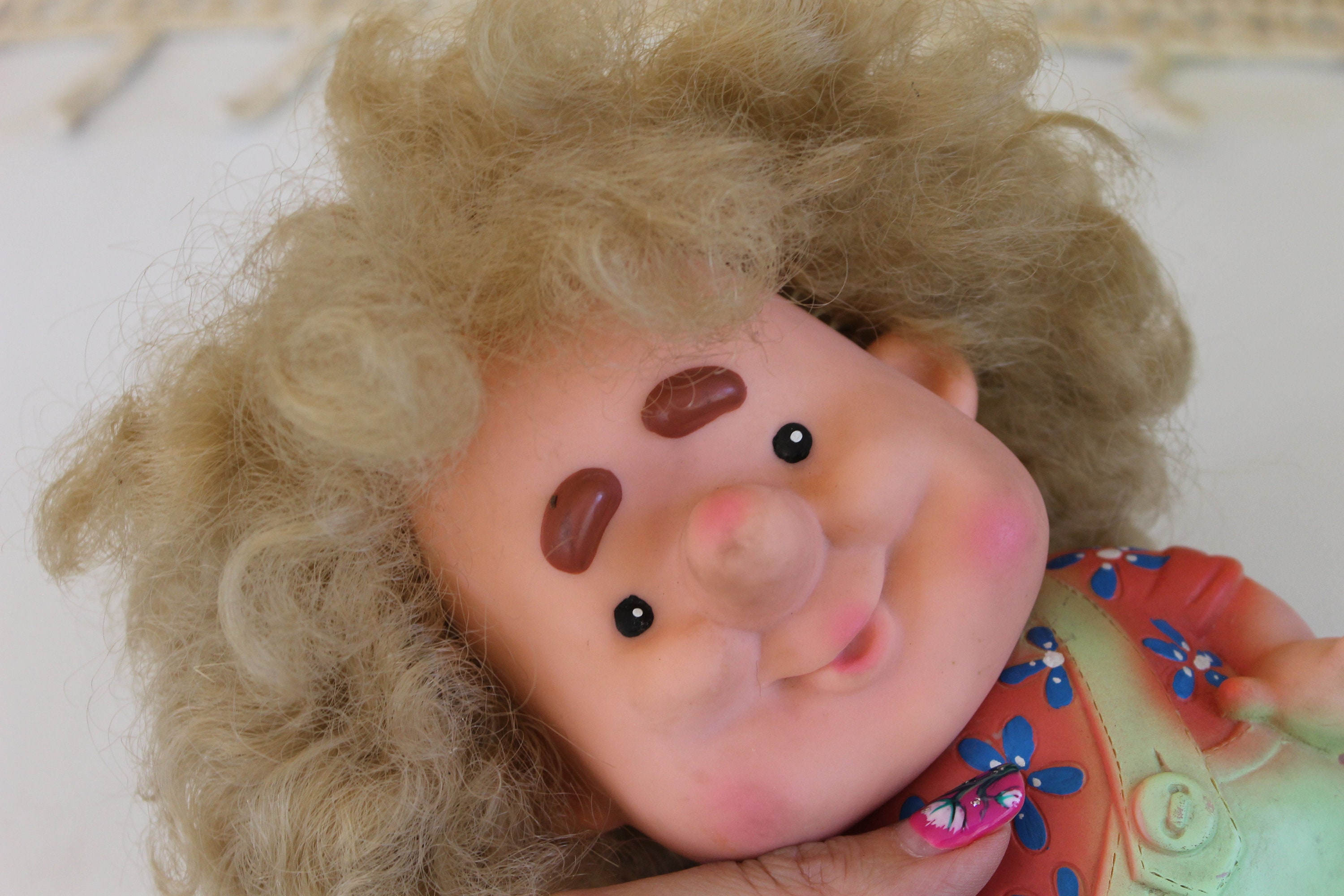 Vintage Toy Soviet Rubber Carlson Karlson Rubber Toy Big - Etsy