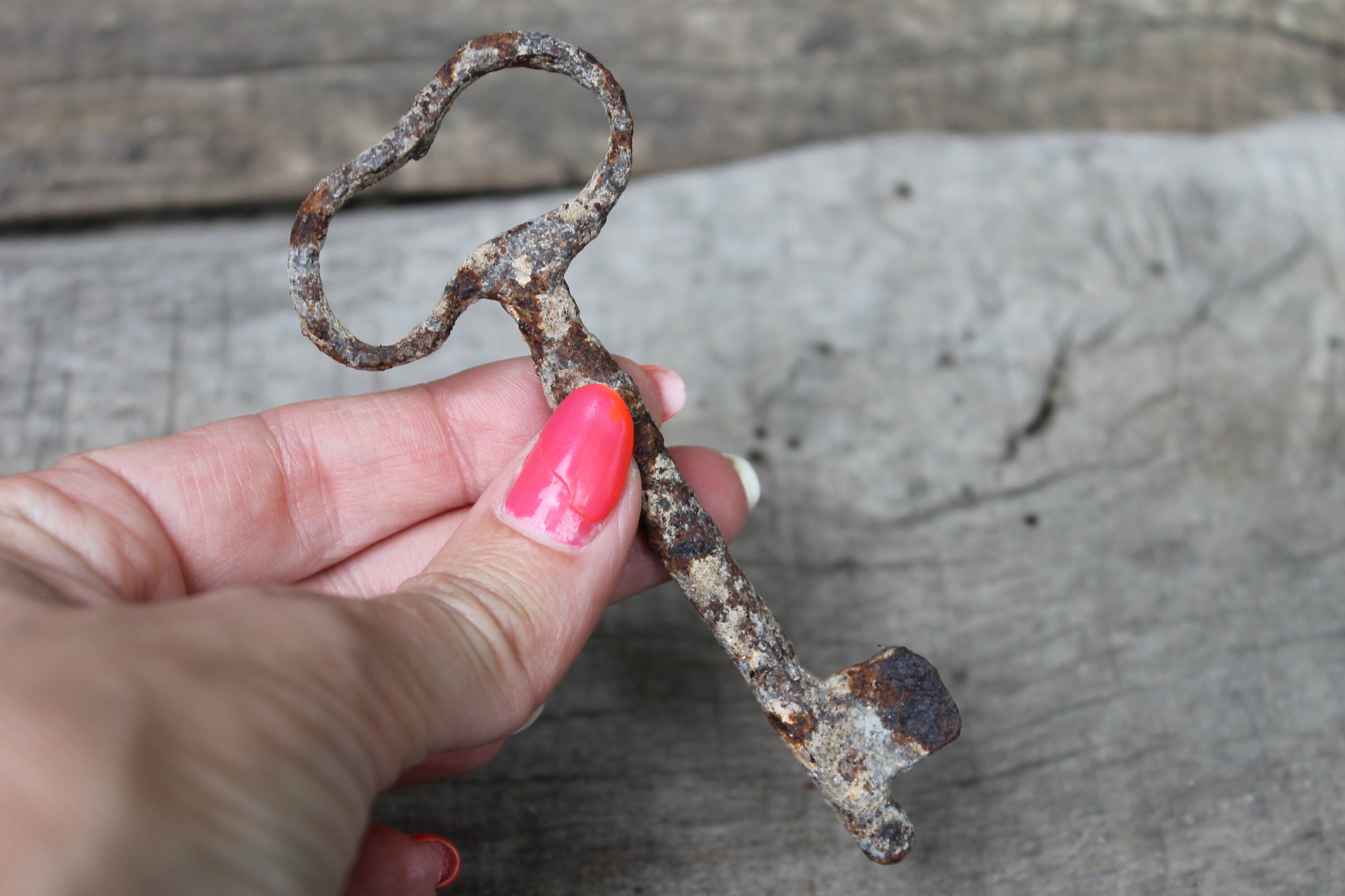 Antique Key, Vintage Key, 1800s Skeleton Key, Vintage Rusty Iron Key ...