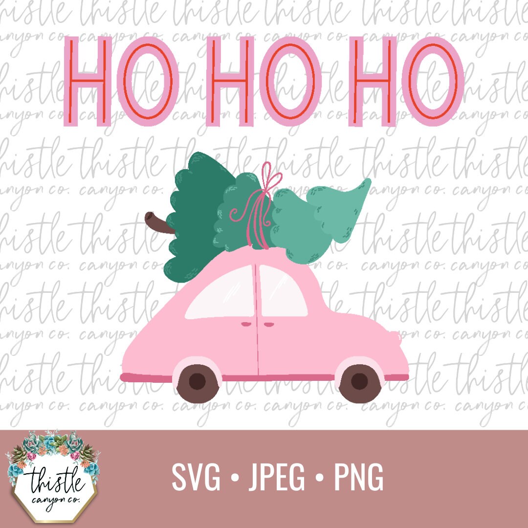 Ho Ho Ho Tree • SVG PNG JPEG - Etsy