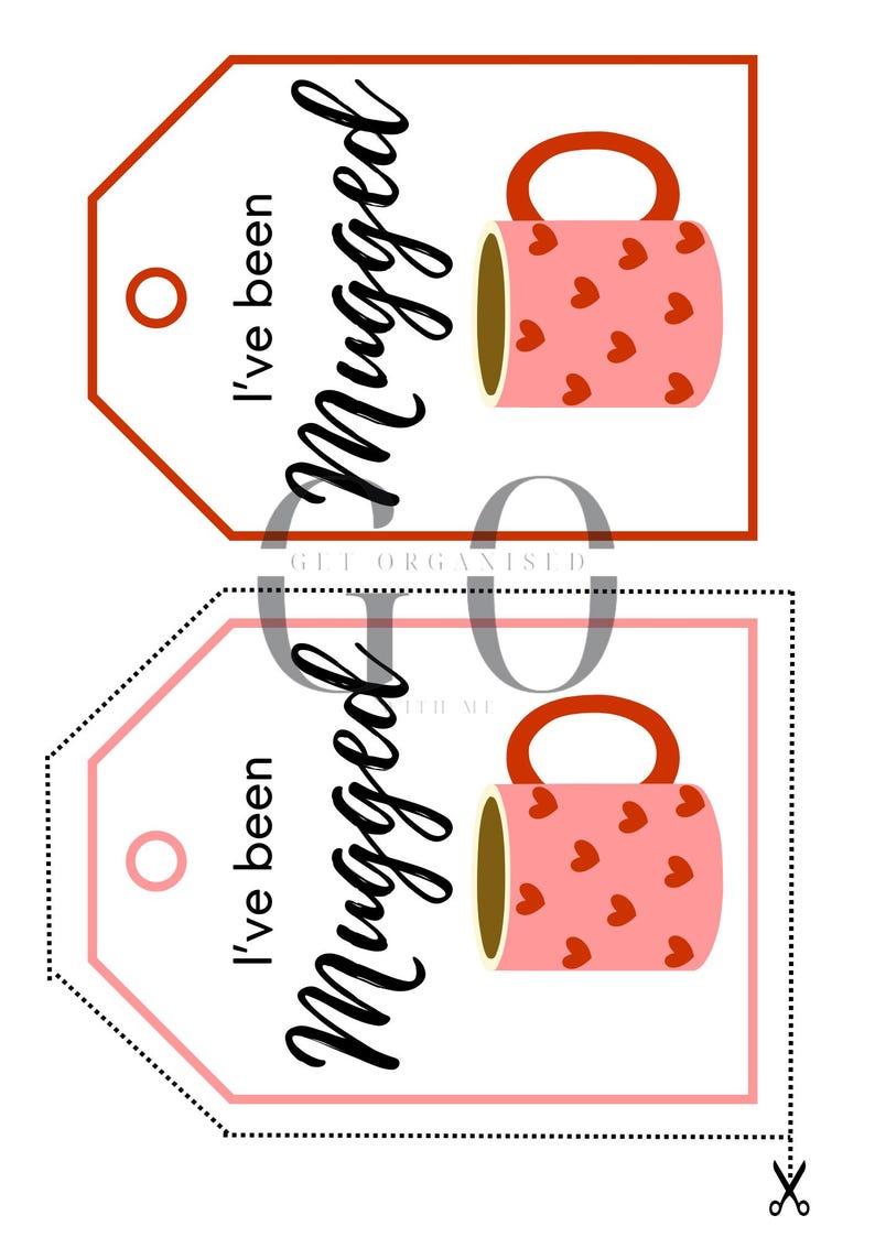 You’ve Been Mugged Printable - Etsy