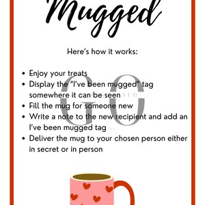 You’ve Been Mugged Printable - Etsy