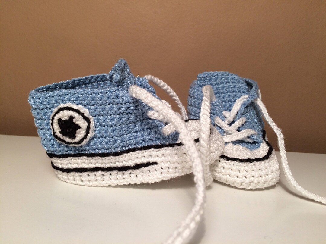 Crocheted Baby Converse, - Etsy