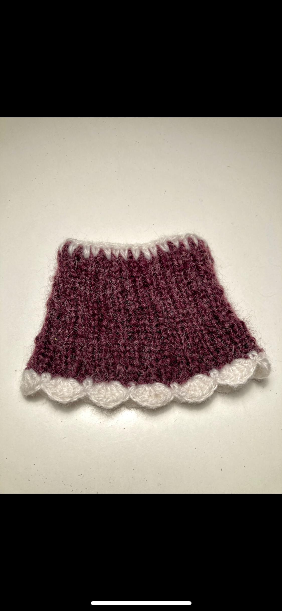 Burgundy and White Guinea Pig Dress - Etsy
