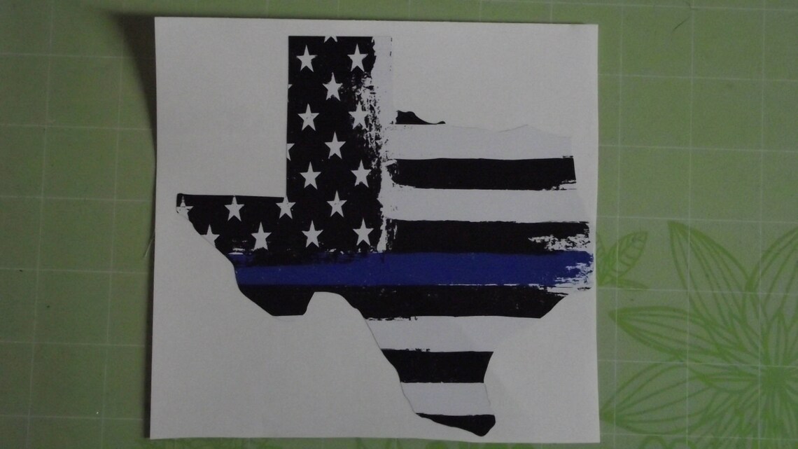Texas Thin Blue Line - Etsy