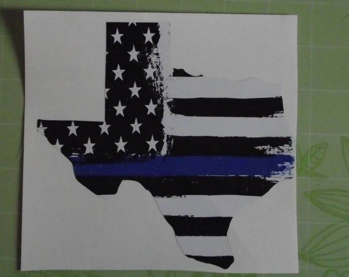 Texas Thin Blue Line - Etsy