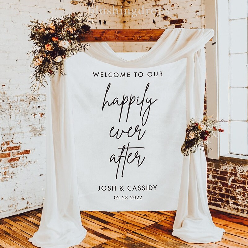 Wedding Banner Backdrop - Etsy