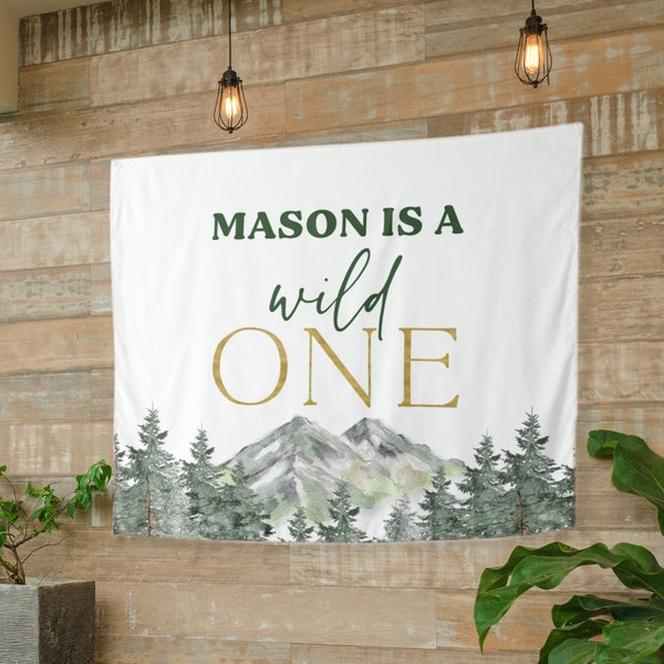 Wild One Backdrop - Etsy