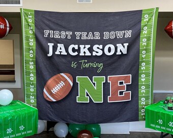 First Year Down Backdrop - Etsy