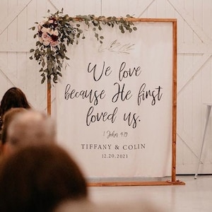 Christian Wedding Backdrop, Wedding Ceremony Decorations, Wedding Arch ...