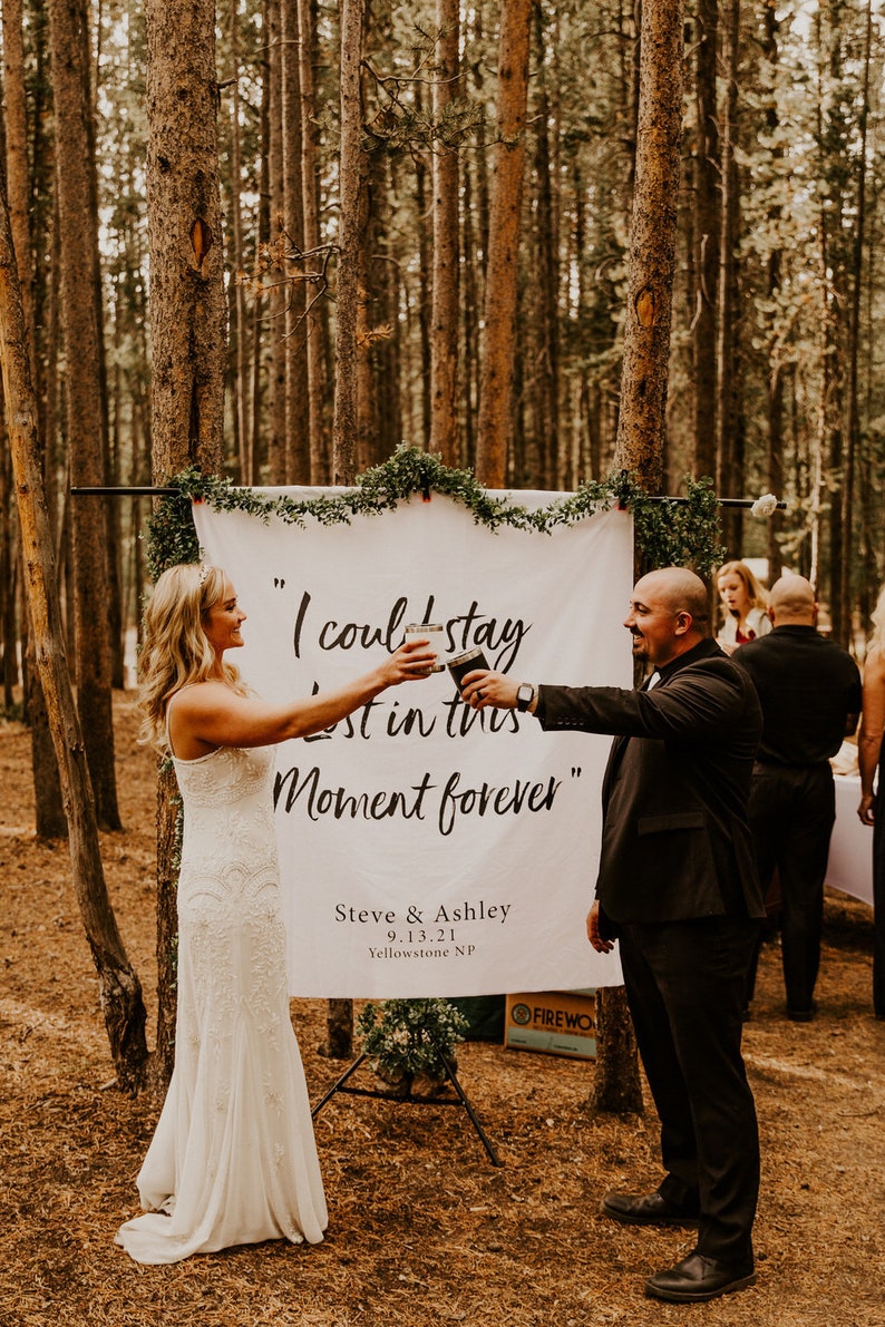 Custom Backdrop Quote Backdrop Wedding Vow Backdrop - Etsy