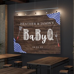 Baby Q Decorations, Bbq Baby Shower Decorations, Baby Q Backdrop, Babyq ...
