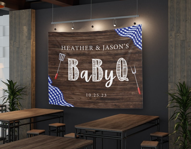 Baby Q Decorations, Bbq Baby Shower Decorations, Baby Q Backdrop, Babyq ...