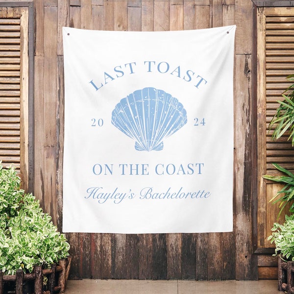 Last Toast on the Coast Bachelorette Decor - Etsy