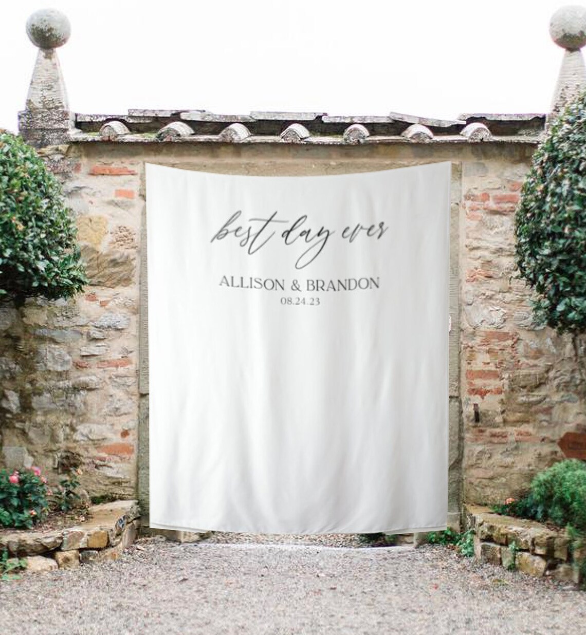 Wedding Backdrop Large Wedding Sign Ceremony Decor Custom | Etsy