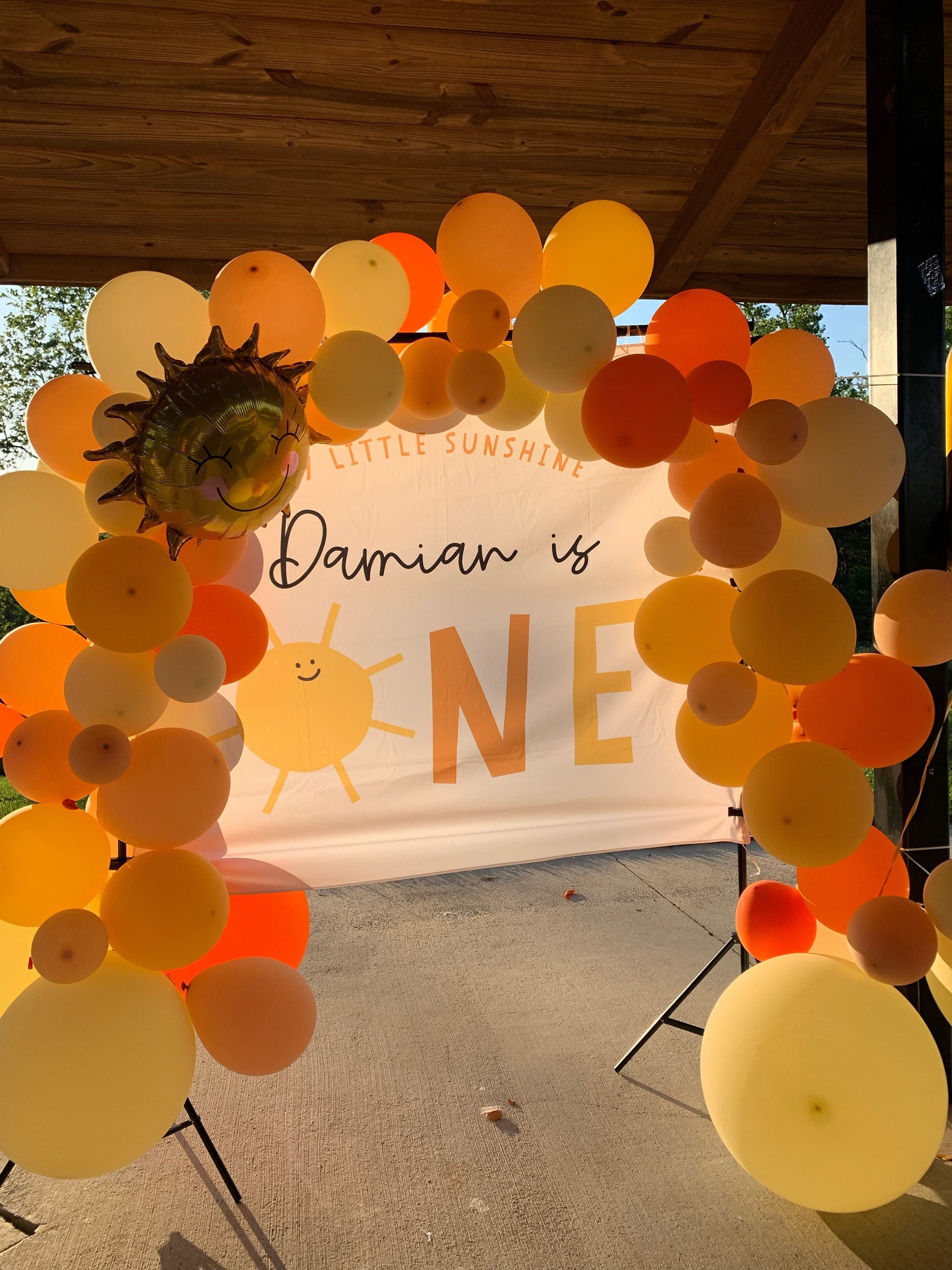 Sunshine Birthday Decorations, Sun Birthday Banner, Sunshine Party ...