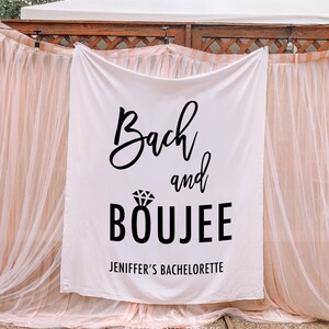 Bach and Boujee Bachelorette Banner, Bachelorette Backdrop ...