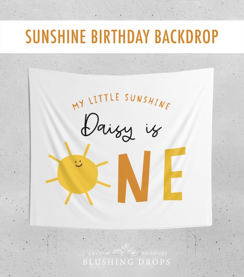 Sunshine Birthday Decorations Sun Birthday Banner Sunshine - Etsy