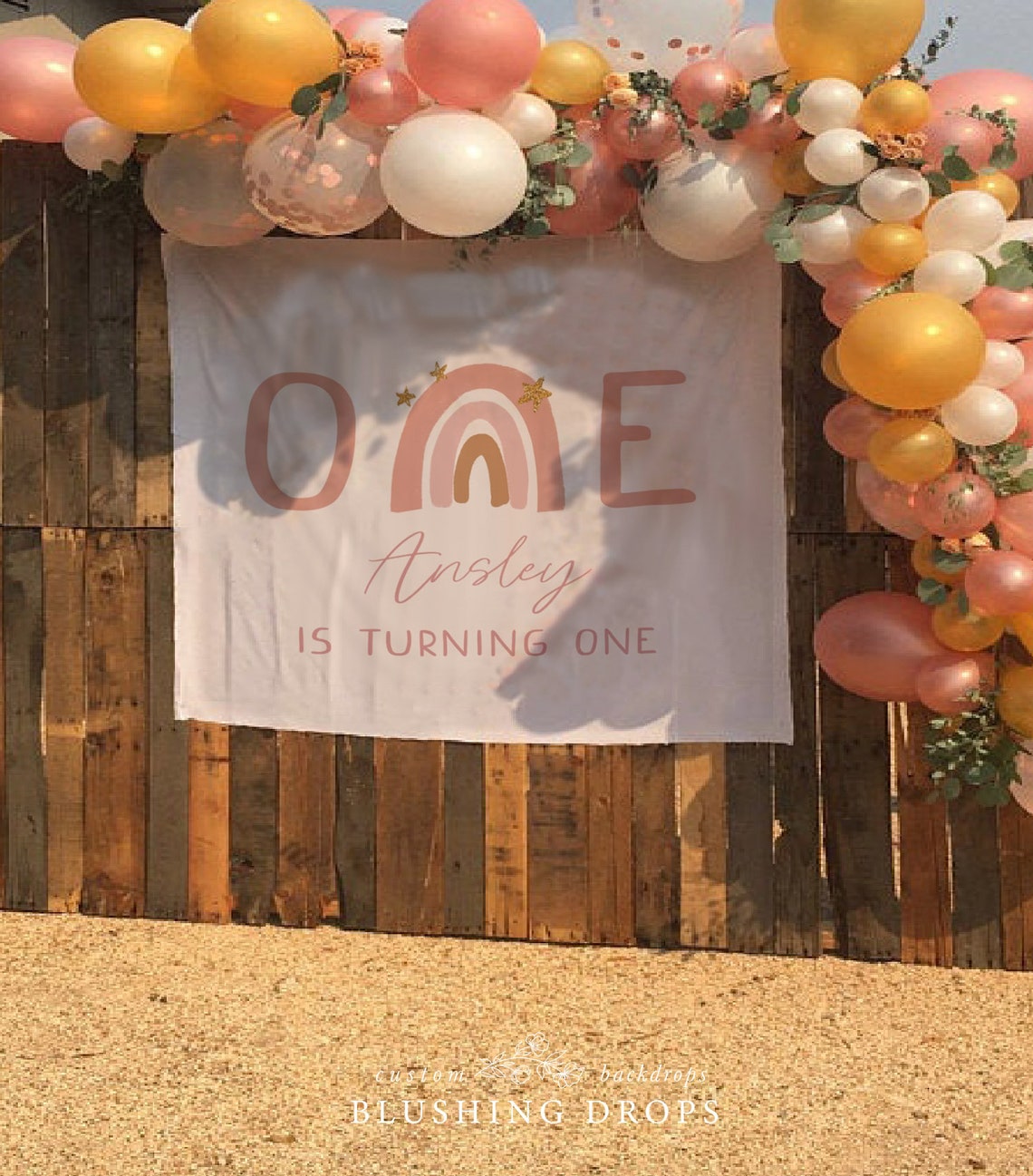 Boho Rainbow Birthday Decorations Rainbow Backdrop Rainbow | Etsy