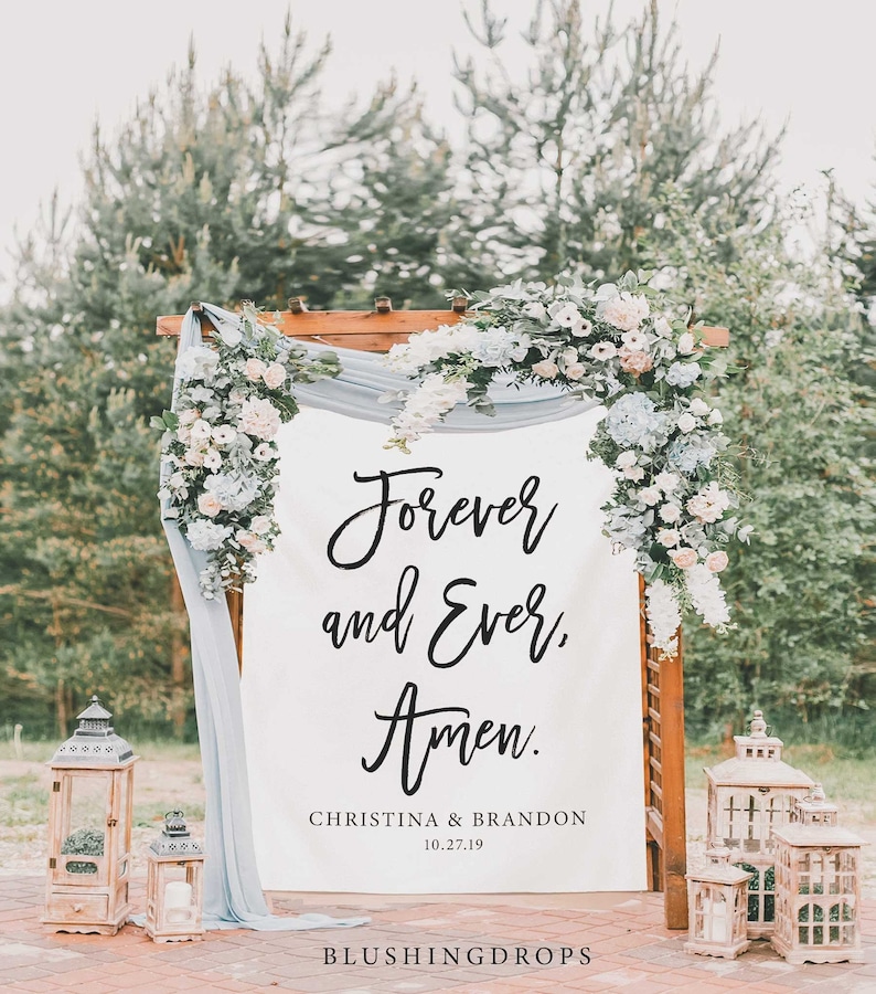 Vow Renewal Sign Anniversary Backdrop Wedding Renewal Ideas - Etsy