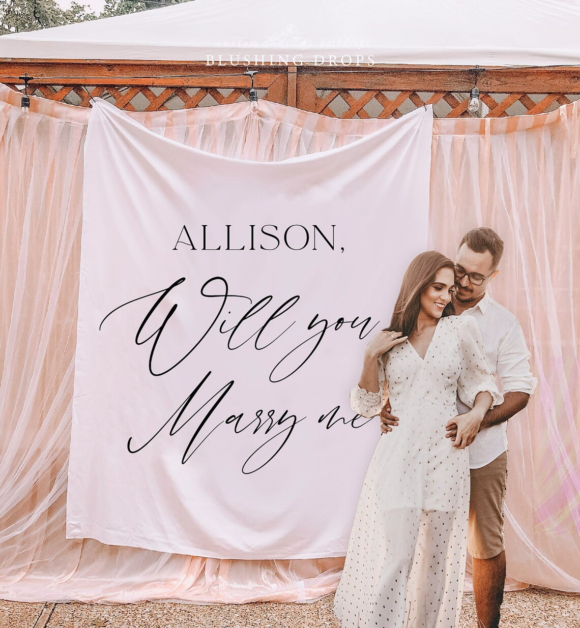 Will You Marry Me Sign, Proposal Decorations, Proposal Ideas, Proposal ...