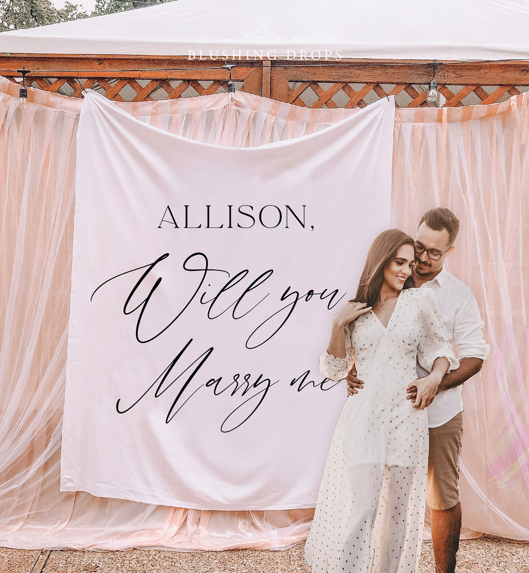 Will You Marry Me Sign, Proposal Decorations, Proposal Ideas, Proposal ...