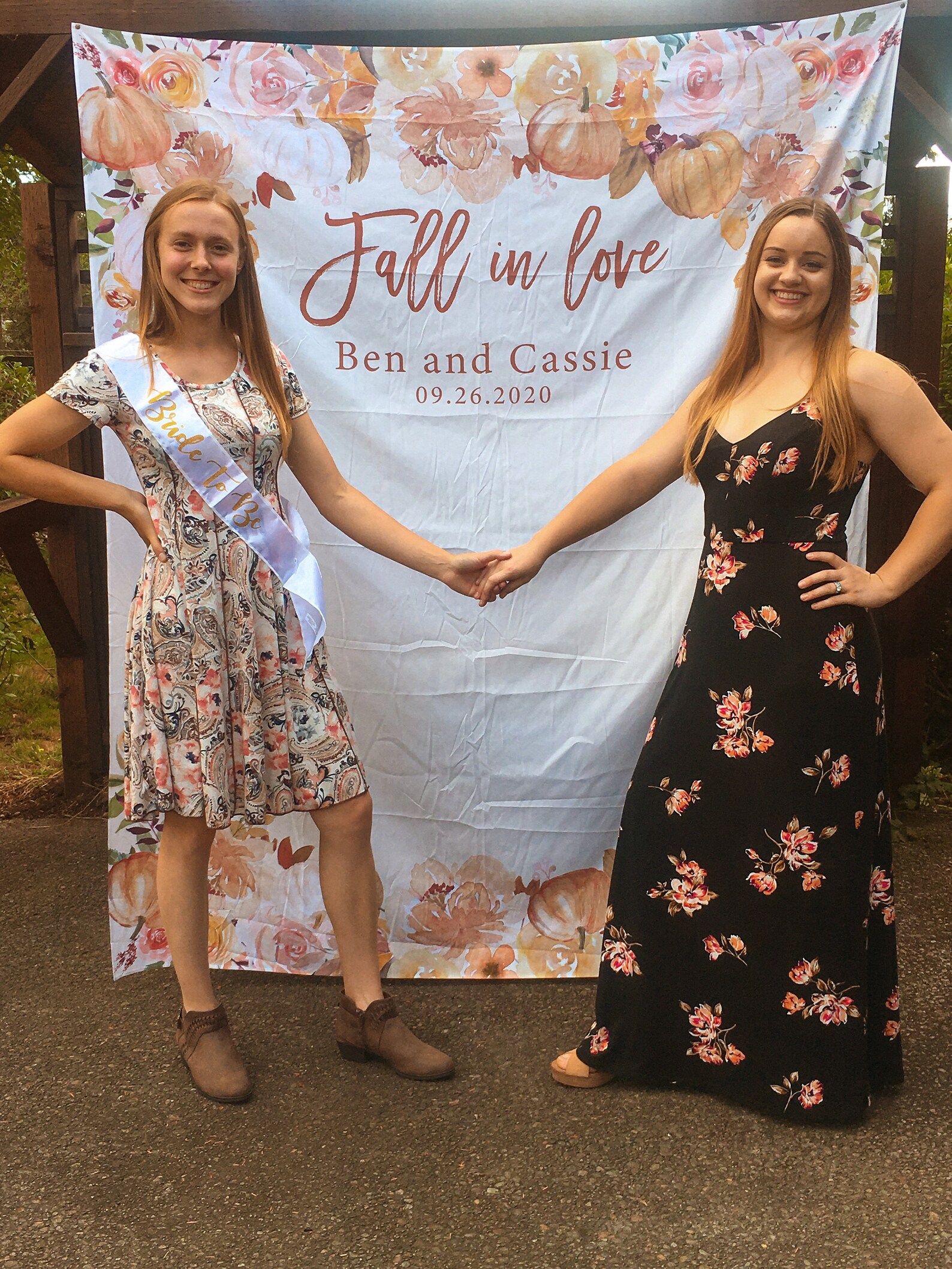 Fall Bridal Shower Backdrop Rustic Bridal Shower Decorations | Etsy