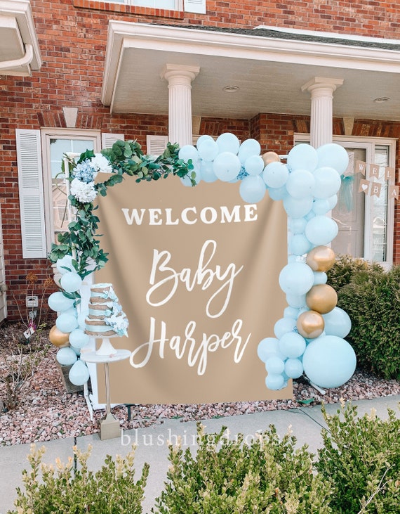 Boho Baby Shower Backdrop, Tapestry for Baby Shower, Baby Shower ...