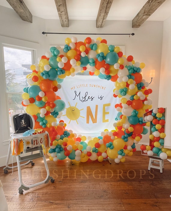 Sunshine Birthday Decorations, Sun Birthday Banner, Sunshine Party ...