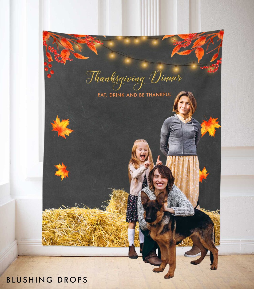 Thanksgiving Decorations, Thanksgiving Backdrop, Thanksgiving Sign ...