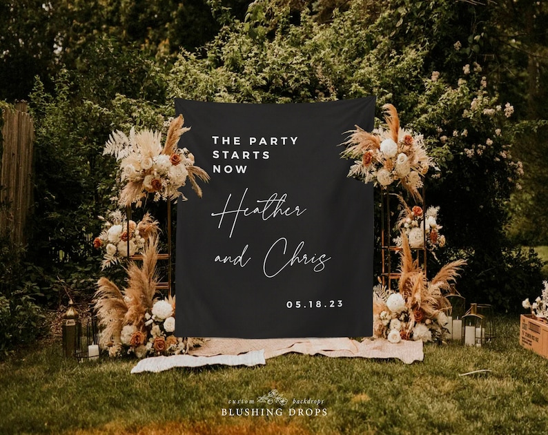 Custom Wedding Sign Personalized Sign Fabric Wedding Sign - Etsy