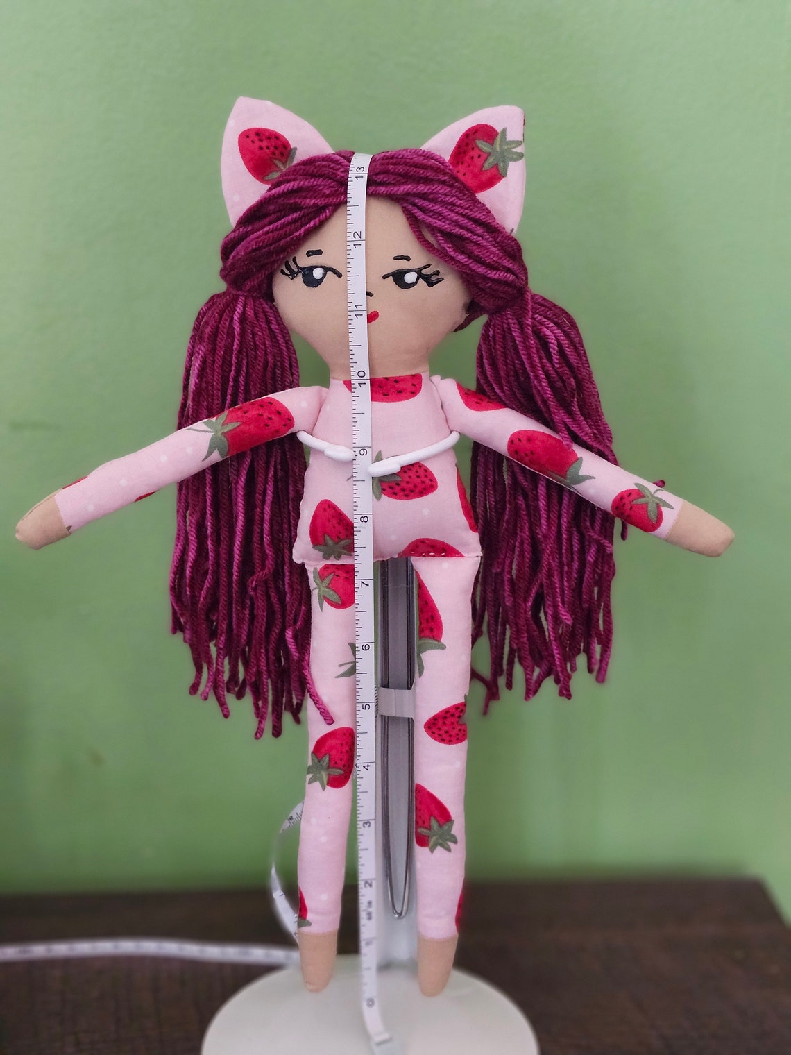 Hand Sewn Rag Doll - Etsy