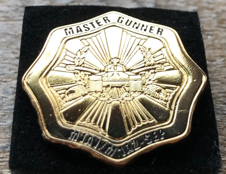 Abrams Master Gunner Lapel Pin - Etsy