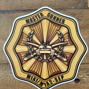 Abrams Master Gunner M1A1/M1A2-SEP Vinyl Sticker - Etsy