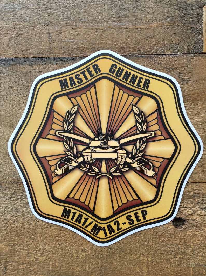 Abrams Master Gunner M1A1/M1A2-SEP Vinyl Sticker - Etsy