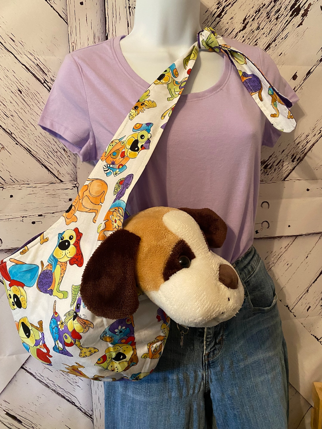 Dog Sling for Small Dogs, Pet Sling Carrier, Pet Sling, Pet Sling Bag ...