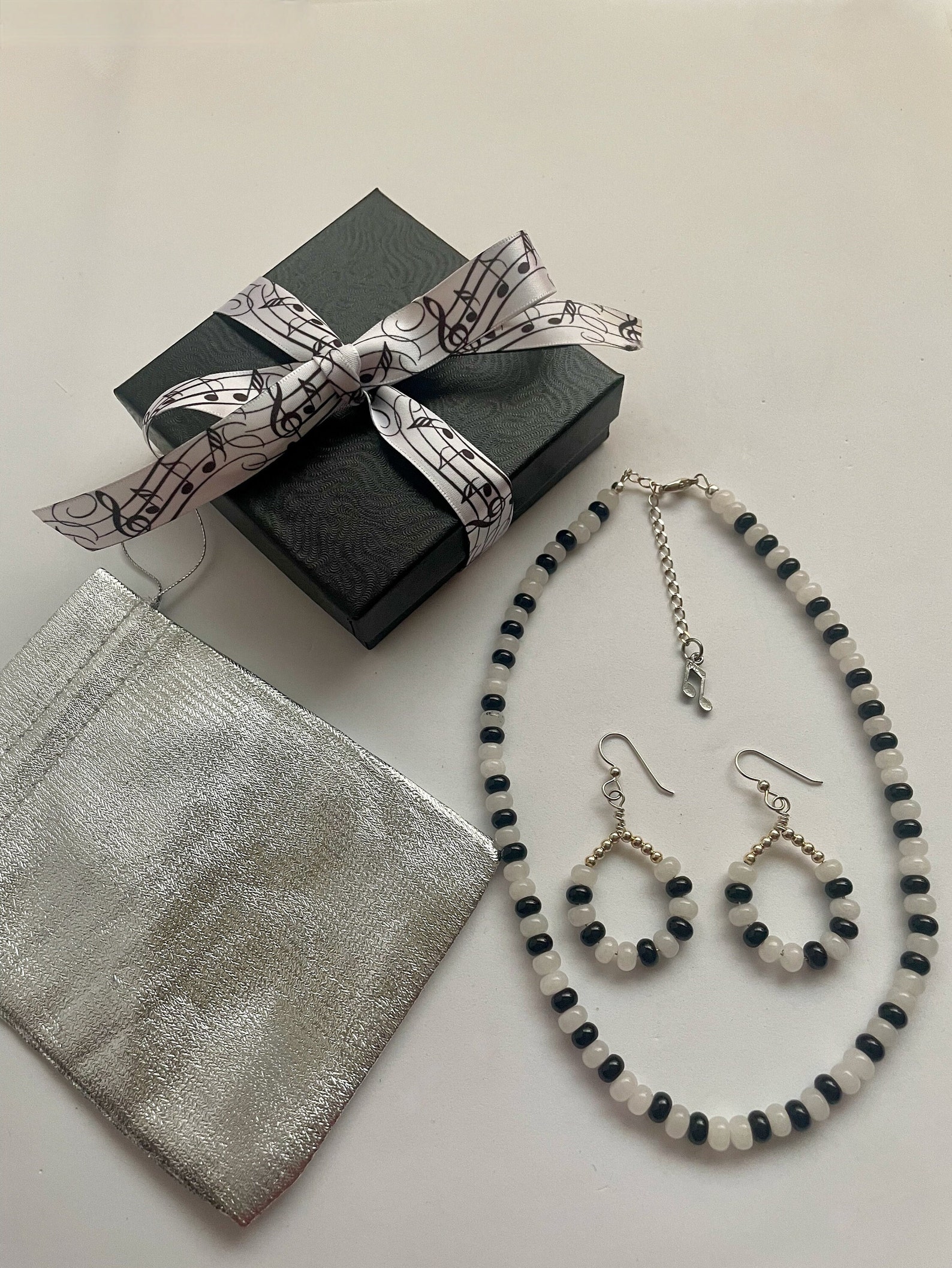 Piano Keyboard Necklace - Sterling Silver - Etsy