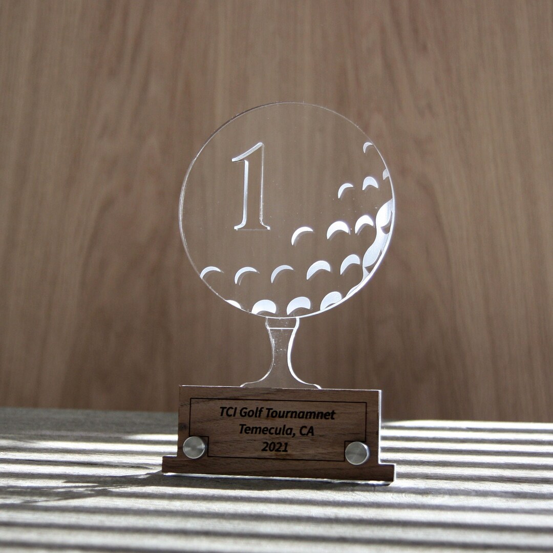 Custom Golf Ball Trophy for Golf Tournament and Event | 1st Place, 2nd ...
