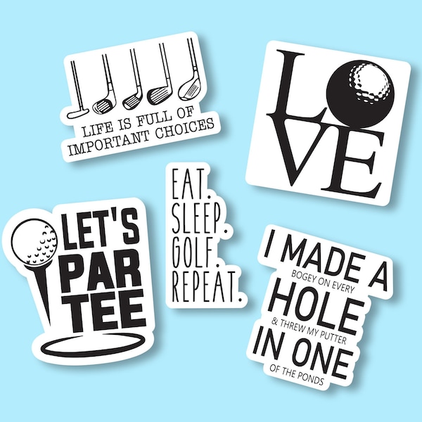 Funny Golf Decals - Etsy