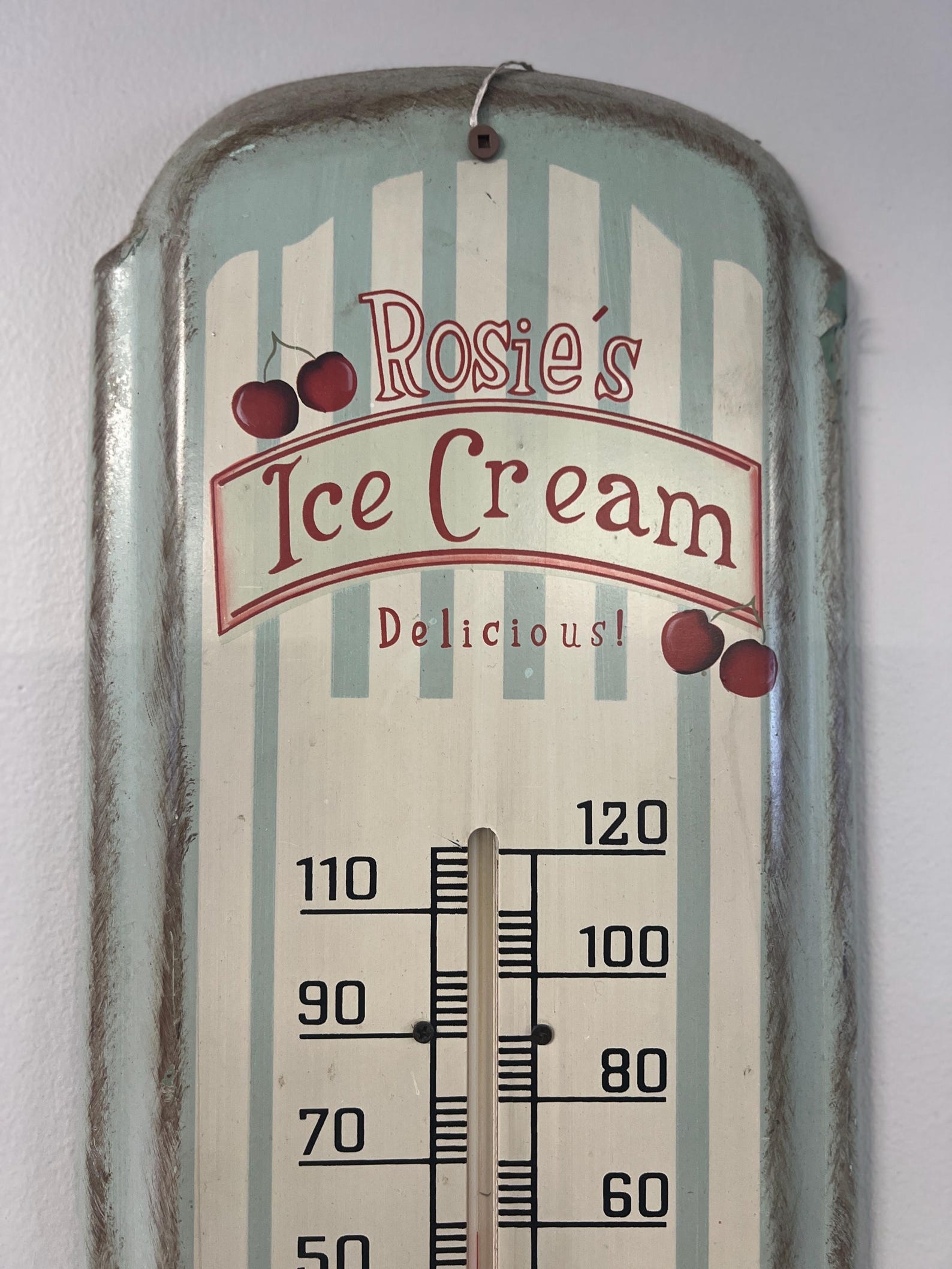 Rosie’s Ice Cream Thermometer Antique, Vintage - Etsy
