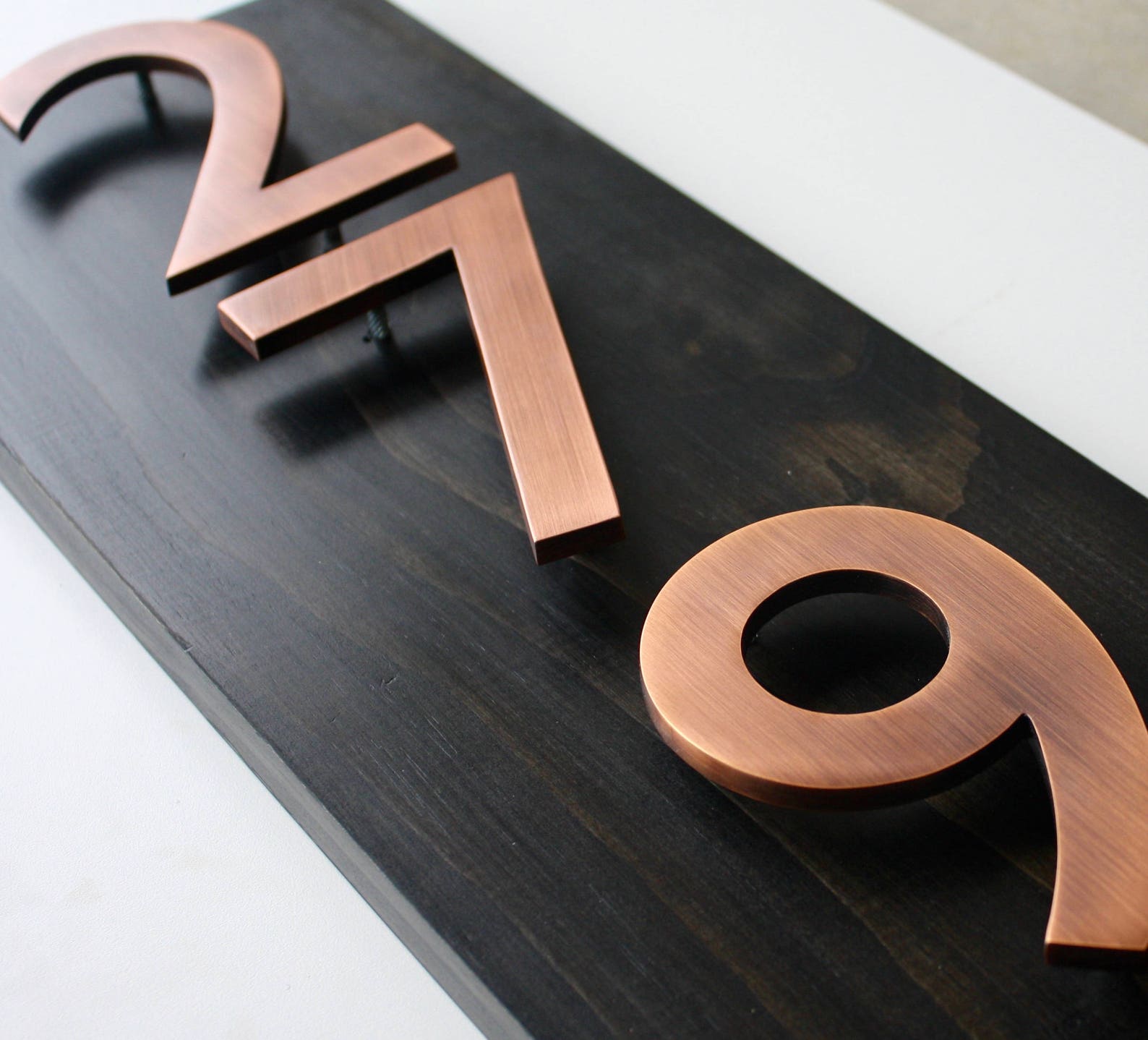 Address Plaque Modern House Numbers House Number Plaque - Etsy