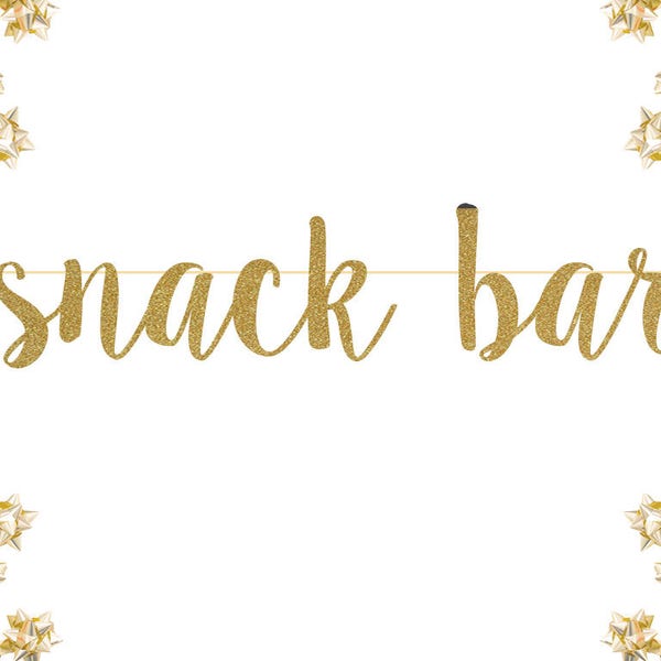 Snack Bar Banner - Etsy