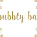 Bubbly Bar Glitter Banner Birthday Banner Glitter Party - Etsy