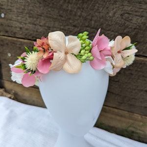 Pastel Floral Crown, Whimsical Flower Crown, Maternity Floral Crown ...