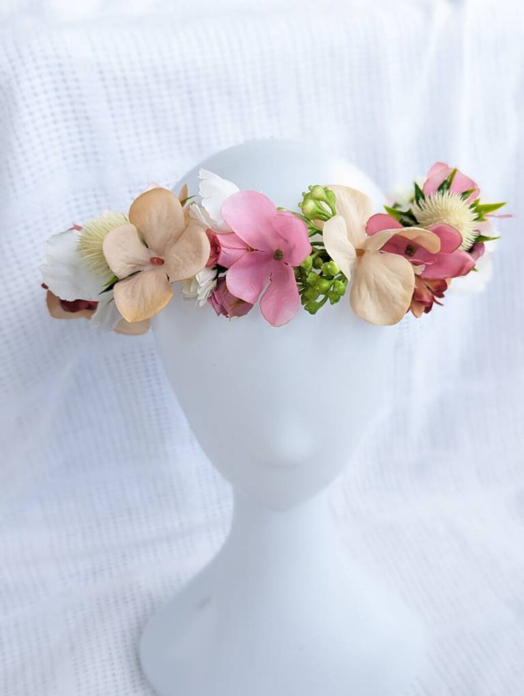 Pastel Floral Crown, Whimsical Flower Crown, Maternity Floral Crown ...