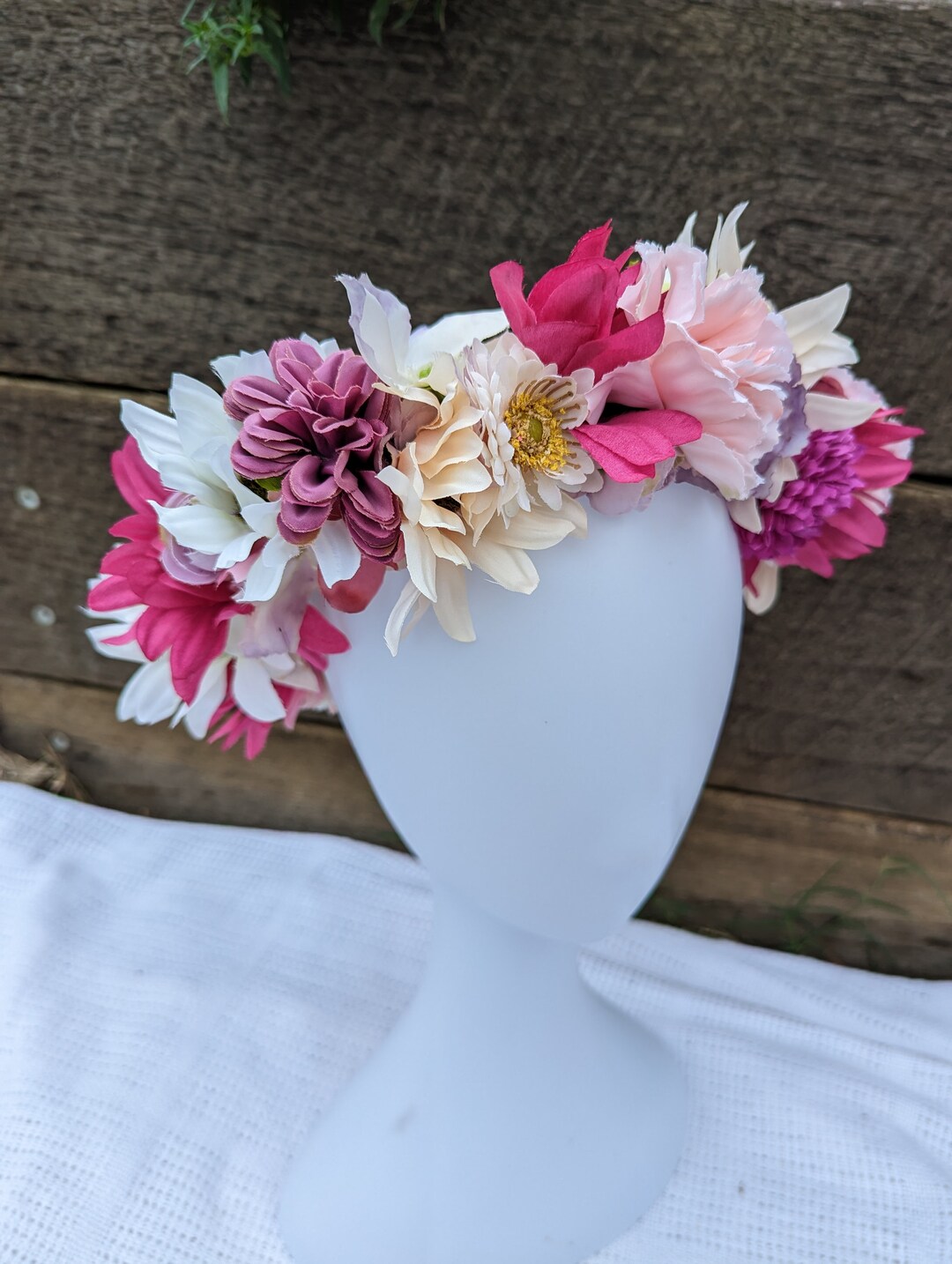 Spring Flower Crown ,colourful Flower Crown, Barbie Flower Crown ...